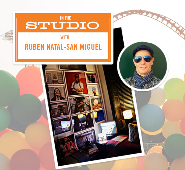 It’s always Xmas in Ruben Natal-San Miguel’s Harlem work-live space.