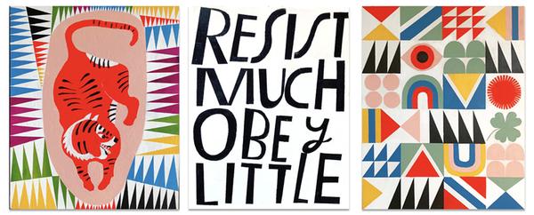 Lisa Congdon colors outside the lines + straight into our hearts.