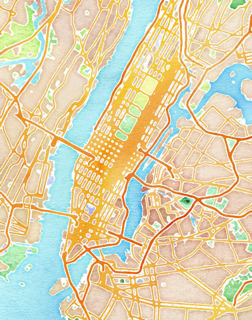 Stamen Design's Watercolor New York