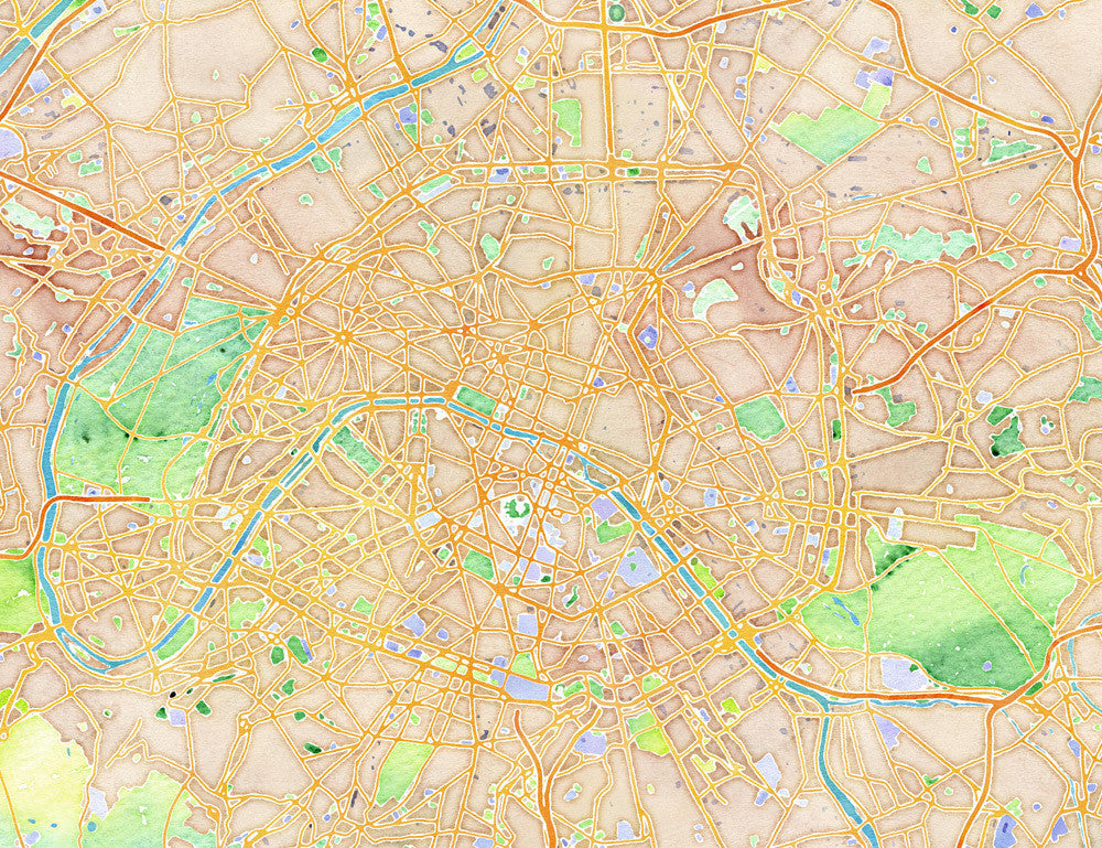 Stamen Design's Watercolor Paris